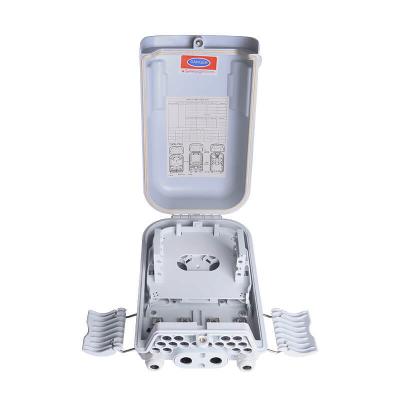 China ABS FTTH 16 Core Fiber Distribution Box Indoor Outdoor IP55 for sale