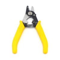 China 20-30 AWG Electric Wire Stripper with Yellow Handle for sale