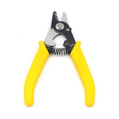 China 20-30 AWG Electric Wire Stripper with Yellow Handle for sale