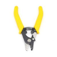 China 20-30 AWG Electric Wire Stripper with Yellow Handle for sale