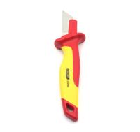 China 50mm VDE Insulating Electrical Knife Red/Yellow for Cable Stripping for sale