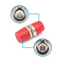 China FC UPC D Type Fiber Optic Adapter 0.2dB Loss 500 Cycles for sale