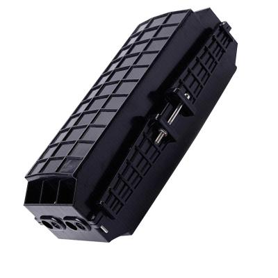 China PC ABS Material 48 Cores Fiber Optic Enclosure 4 In 4 Out Horizontal Type with 420x150x180mm Dimensions for sale