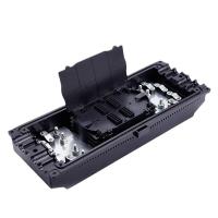 China PC ABS Material 48 Cores Fiber Optic Enclosure 4 In 4 Out Horizontal Type with 420x150x180mm Dimensions for sale