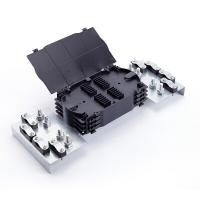 China PC ABS Material 48 Cores Fiber Optic Enclosure 4 In 4 Out Horizontal Type with 420x150x180mm Dimensions for sale