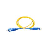 China LSZH Jacket SC UPC Fiber Optic Jumper Cord with Low Insertion Loss High Return Loss and Wide Temperature Range for Telecommunications for sale