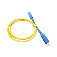 China LSZH Jacket SC UPC Fiber Optic Jumper Cord with Low Insertion Loss High Return Loss and Wide Temperature Range for Telecommunications for sale
