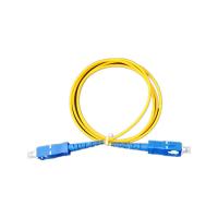 China LSZH Jacket SC UPC Fiber Optic Jumper Cord with Low Insertion Loss High Return Loss and Wide Temperature Range for Telecommunications for sale