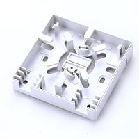 China 86 x 86 x 25 mm Fiber Optic Termination Wall Socket with 4 Cores and Fire Resistance UL94-0 for sale