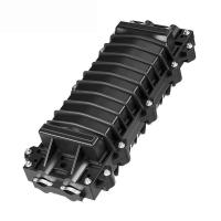 China Outdoor Waterproof Fiber Optic Splice Closure with 2 In 2 Out Ports for 24-48 Cores in PP and ABS Materials for sale