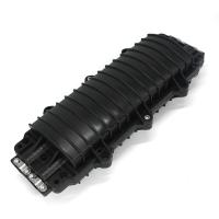 China PP ABS 24 Cores Inline Fiber Optic Enclosure with 2 In 2 Out Ports for Secure Splicing for sale