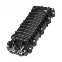 China Outdoor Waterproof 24/48 Cores Fiber Optic Splice Closure with 2 In 2 Out Ports and ABS+PC Plastic Construction for sale