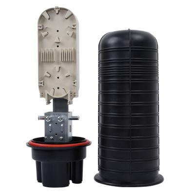 China Dome Type IP68 Fiber Optic Cable Joint Closure with 48/96/144 Cores and 24/48/72/96/144/288F Capacity for sale