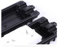 China 48 Cores Inline Type Fiber Optic Splice Closure 2 In 2 Out Waterproof for sale