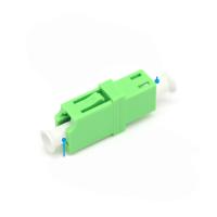 China FTTH Network LC APC Simplex Optical Fiber Adapter with High Return Loss, Low Insertion Loss, and Push-and-Pull Structure for sale