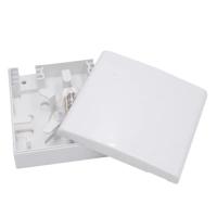 China 86*86mm Wall Mounted Faceplate 2 Ports With SC/UPC  Adapter Fiber Optic Termination Box for sale