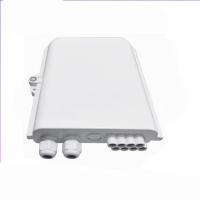 China IP65 Waterproof 8 Cores Fiber Optic Termination Box with PC+ABS Material for FTTH Network for sale