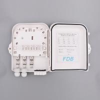 China IP65 Waterproof 8 Cores Fiber Optic Termination Box with PC+ABS Material for FTTH Network for sale