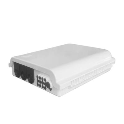 China FTTH ABS 8 Ports Fiber Optic Splitter Termination Box with Water-proof Design and IP-66 Protection Level for sale