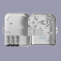 China FTTH ABS 8 Ports Fiber Optic Splitter Termination Box with Water-proof Design and IP-66 Protection Level for sale