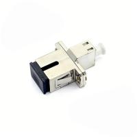 China SC UPC to LC UPC Simplex Fiber Optic Coupler with Metal Case Flange and 0.2dB Insertion Loss for 500 Cycles for sale