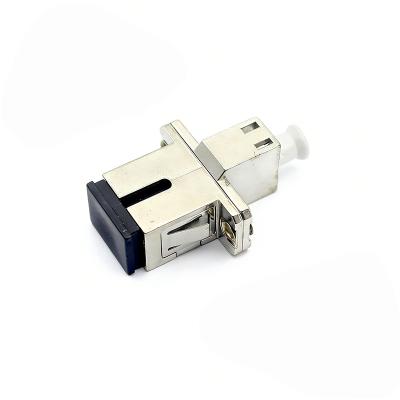 China SC UPC to LC UPC Simplex Fiber Optic Coupler with Metal Case Flange and 0.2dB Insertion Loss for 500 Cycles for sale