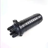 China Pole mounted 2 In 2 Out Ports 24 cores Dome fiber optic splice closure for sale