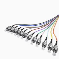 China FTTH SC/LC/ST/FC Singlemode/Multi-mode 12-core Bundled Fiber Pigtail for sale