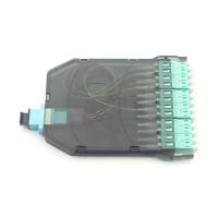 China 12 Cores OM3 OM4 Multimode MTP/MPO to LC Fiber Optic Patch Panel Cassettes Module for sale