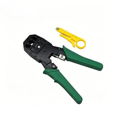 China High‑carbon steel 3-in-1 Modular RJ11/RJ12/RJ45 Network Crimping Tool for sale