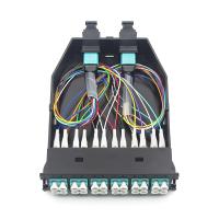 China ABS+PC 24 Cores Fiber optic MTP MPO Cassette Modules box for sale