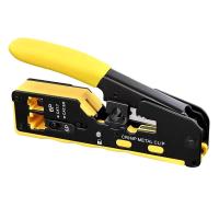 China Multi-function High-carbon steel Crimping Tool for Cat.5 Cat.6 Cat.7 Network Cables with RJ11 RJ12 RJ45 Connectors for sale
