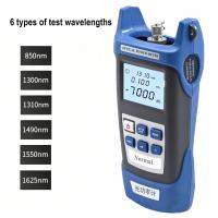 China Handheld Fiber Optical Power Meter OPM with 850~1625nm Wavelength Range and SC/FC/ST Connectors for Portable Field Testing for sale