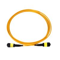China 3.0mm MPO to MPO Fiber Optic Patch Cord with High-Speed 100Gbps, Low Insertion Loss ≤0.5dB, and Multi-Core Support 8-44 Fibers for sale