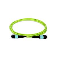 China 3.0mm MPO to MPO Fiber Optic Patch Cord with High-Speed 100Gbps, Low Insertion Loss ≤0.5dB, and Multi-Core Support 8-44 Fibers for sale