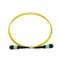 China Singlemod G657A1 MPO to MPO Fiber Optic Patch Cord for sale