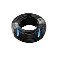 China LSZH Low Loss G657A1/A2 SC APC To SC APC FTTH Flat Drop Patch Cord for sale