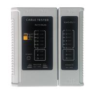 China ABS Plastic Cat5, Cat5e, Cat6, Cat6A, RJ45 RJ11 Network Cable Tester for sale