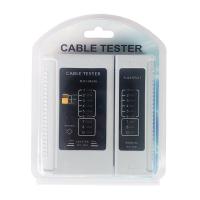 China ABS Plastic Cat5, Cat5e, Cat6, Cat6A, RJ45 RJ11 Network Cable Tester for sale