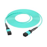 China 8F/12F/16F/24F MPO‑MPO OM3/OM4 Multimode Fiber Patch Cord 1m/2m/3m/5m/10m for sale
