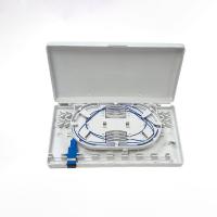 China 8 Core ABS Plastic Wall Mount Fiber Optic Faceplate for FTTH Termination Box for sale