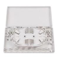 China 8 Core ABS Plastic Wall Mount Fiber Optic Faceplate for FTTH Termination Box for sale