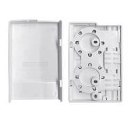 China FTTH Flame Retardant ABS 1 Port SC Duplex Fiber Optic Terminal Socket with Built-in Fiber Coiling Tray for sale
