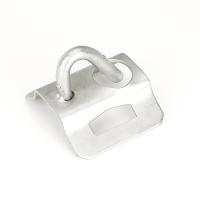 China Galvanized Steel ADSS Anchor Clamp for FTTx Pole Mounted with 65*65*54mm Size for sale