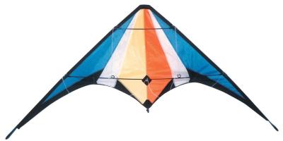 China 120*60cm Delta Stunt Kite Nylon Or Polyester Material 2-6bft Swing Range for sale