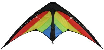China Colorized Delta Stunt Kite Stackable Fiberglass Main Frame For Adults for sale