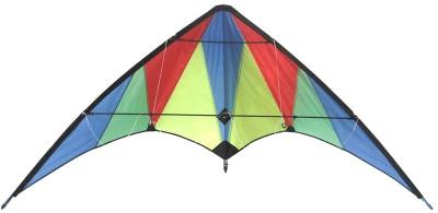 China Convenient Use Rainbow Delta Kite , Stylish Type Nylon Kites 140*75cm for sale