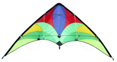 China Splicing Pattern Delta Stunt Kite Fashion Style Nylon Fabric Material for sale