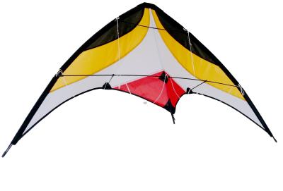 China Rainbow Delta Stunt Kite 2-6bft Swing Range Dual Line Type for sale