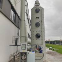 China Industrial Spray Tower Exhaust Gas Treatment System 3000-45000 M3/H Customizable for sale